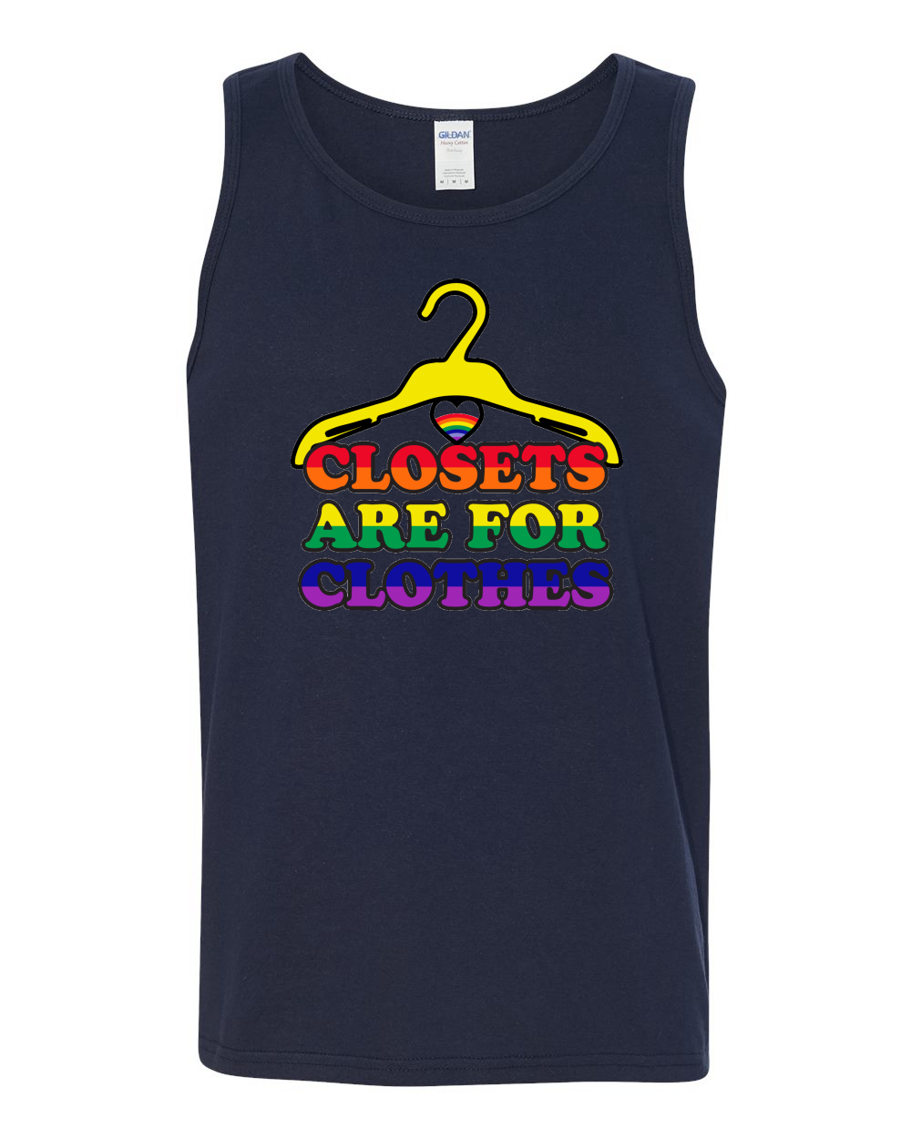 Closets Are For Clothes Mens Lgbt Pride Tank Top Gay Muscle Shirt Ebay