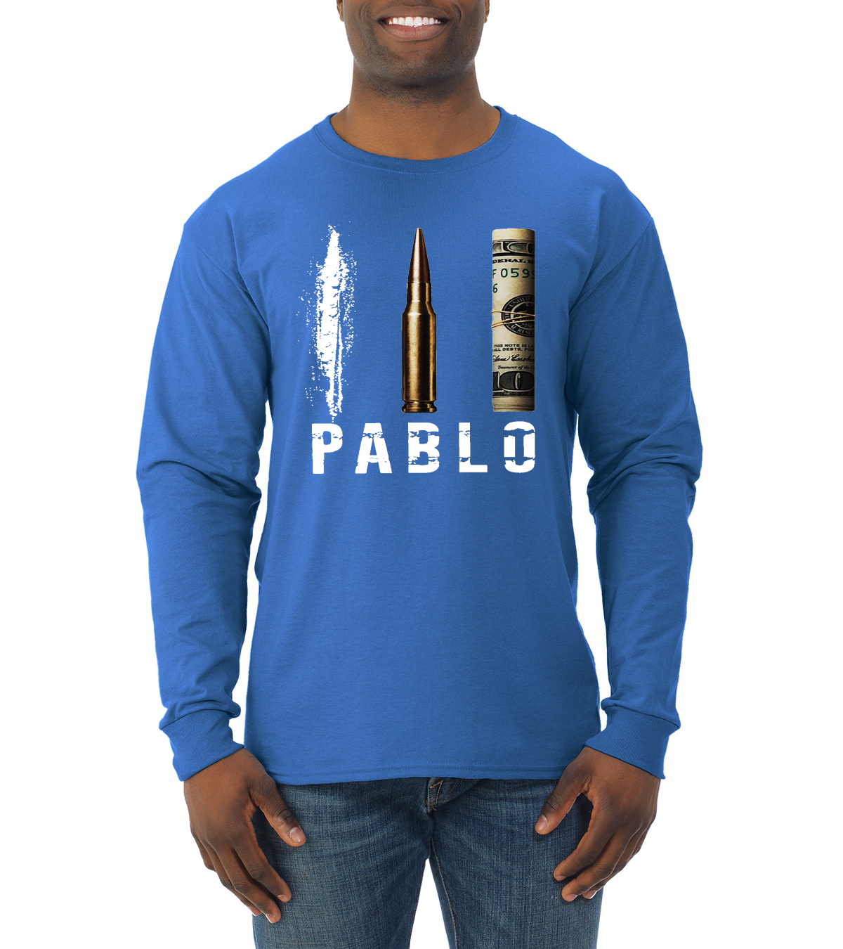 Pablo Escabar Long Sleeve T-Shirt Narcos Culture Money And Drugs Shirt ...