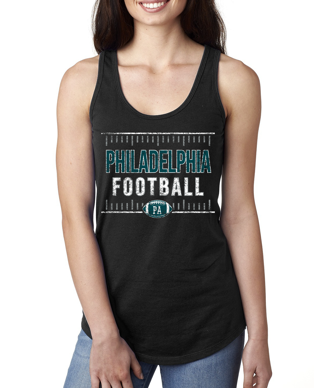 City of Philadelphia PHI American Football Gridiron Eagles Racerback ...