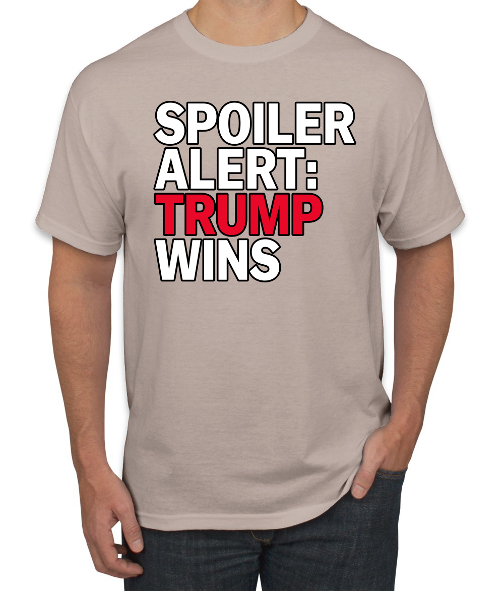 Spoiler Alert Trump Wins 2024 Election Over Men's T-Shirt | eBay