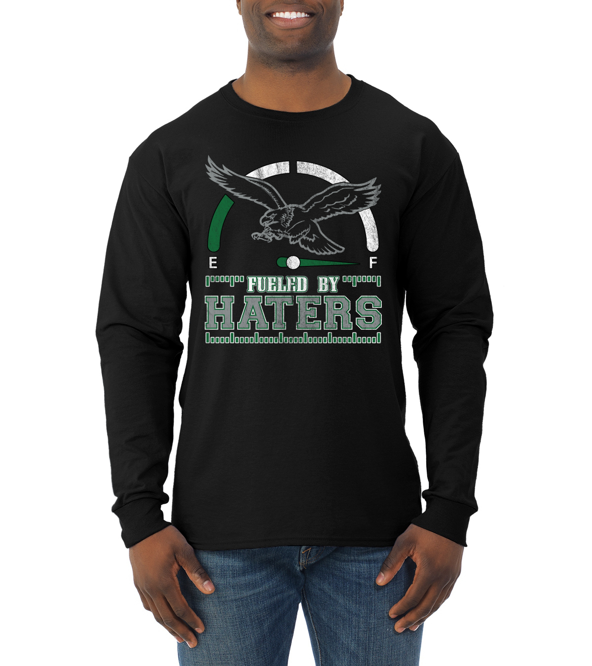 Fueled By Haters Philadelphia Football Eagles Men Long Sleeve Shirt | eBay