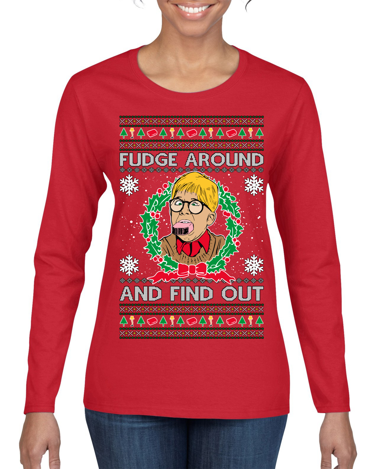 Fudge Around And Find Out Story Women Graphic Long Sleeve TShirt | eBay