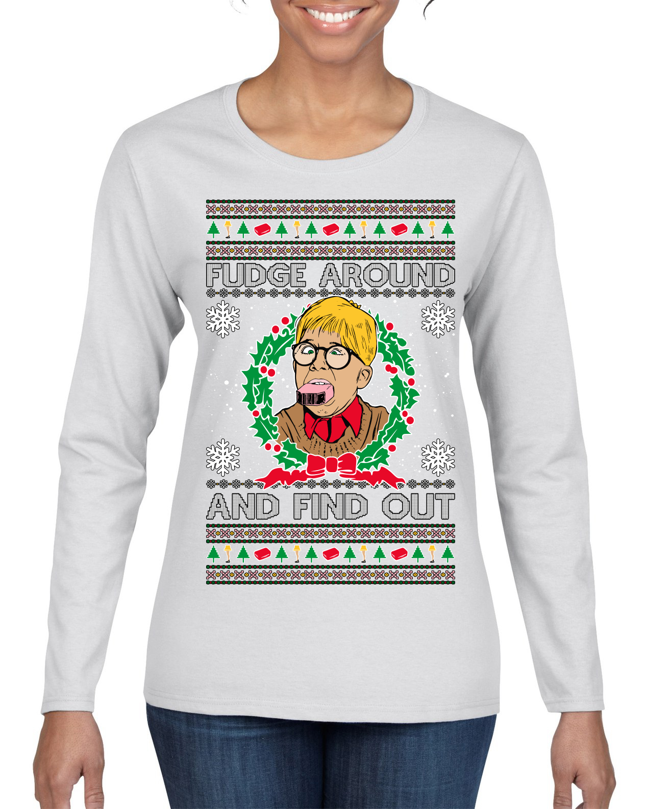 Fudge Around And Find Out Story Women Graphic Long Sleeve TShirt | eBay